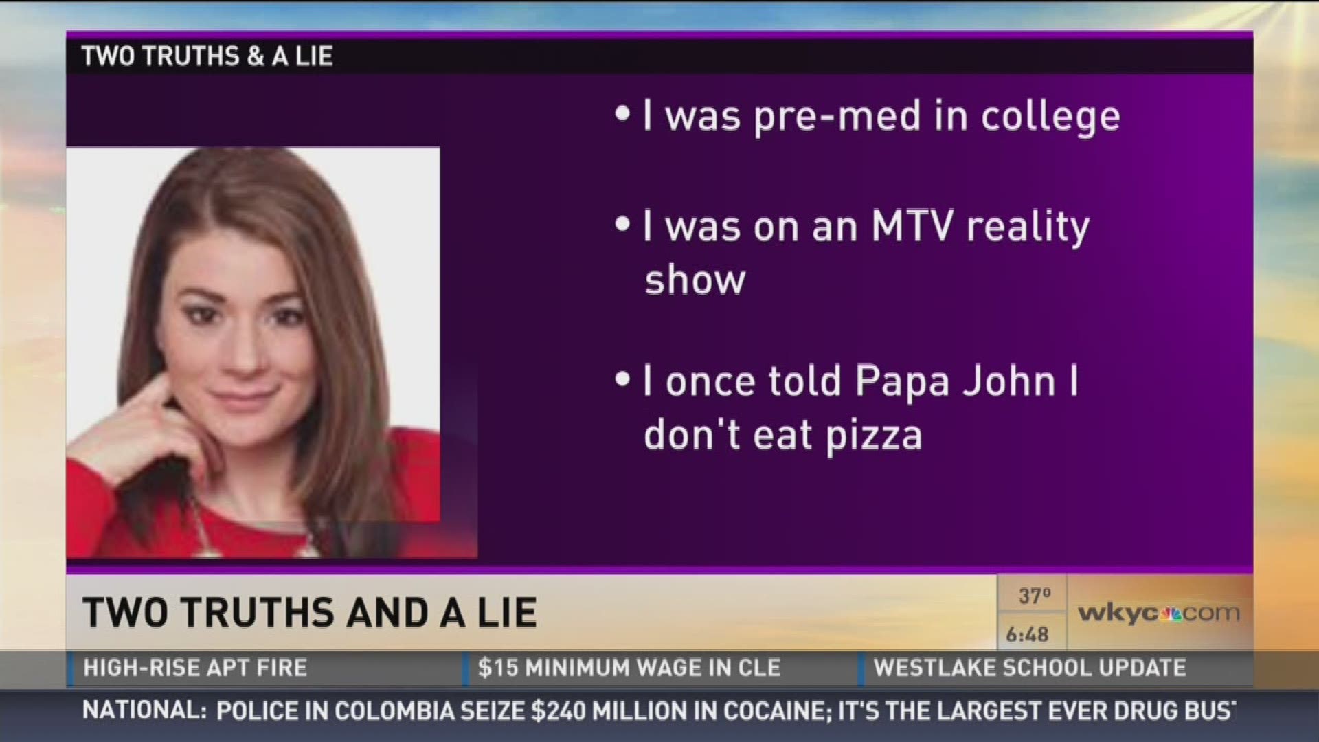 Two truths and a lie: Maureen Kyle | wkyc.com