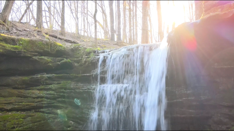 Chasing one of Northeast Ohio's best waterfalls: Dundee Falls | wkyc.com