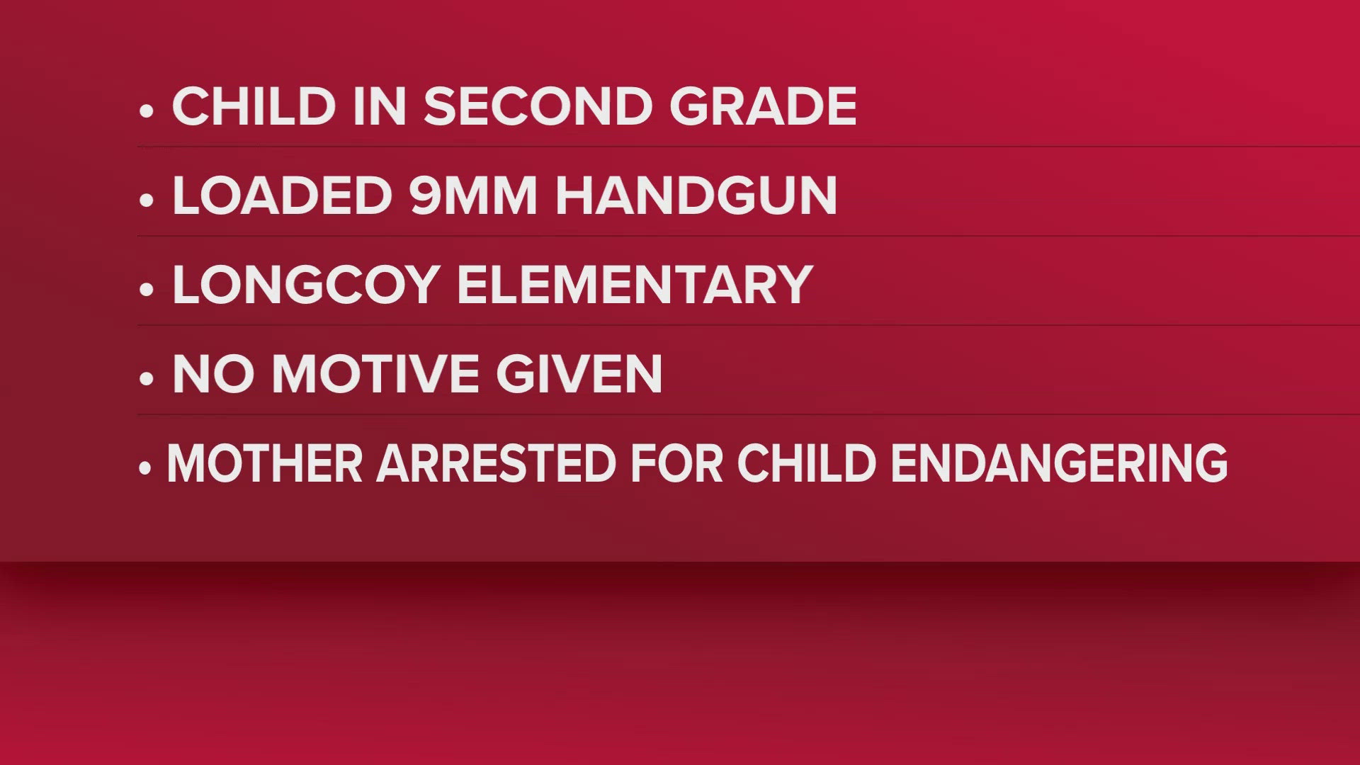 Kent police: Mother arrested after 8-year-old brings loaded gun to ...