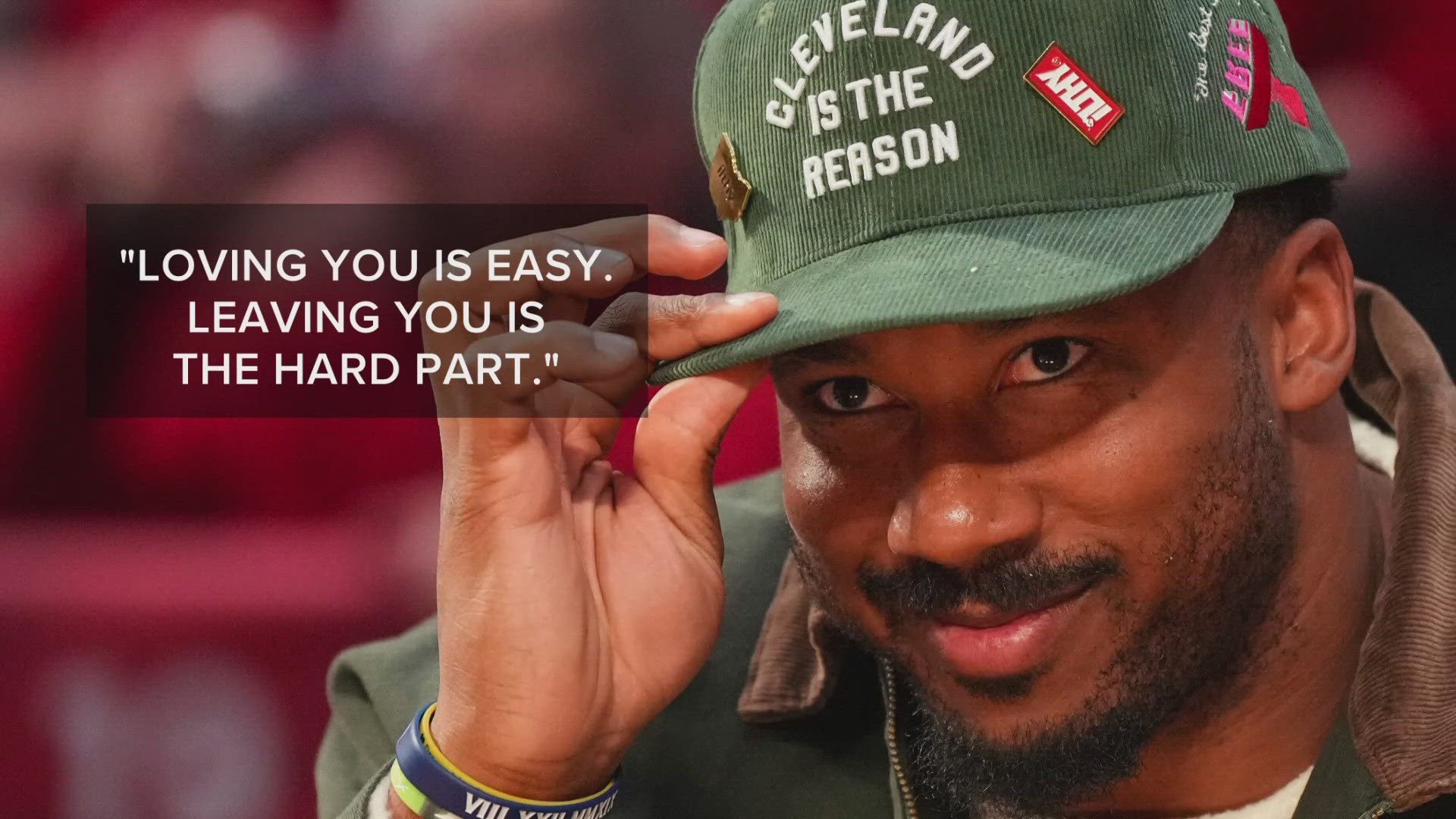 'Loving you is easy, leaving you is the hard part': Myles Garrett pens ...