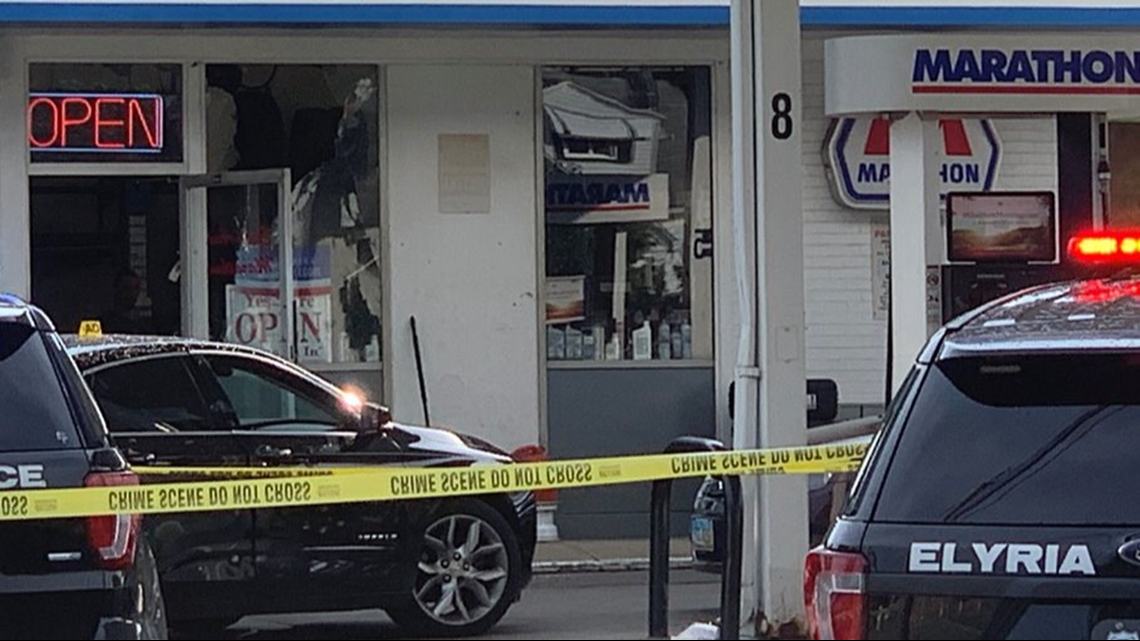 Elyria Police open fire after suspects threaten officers at gas station ...