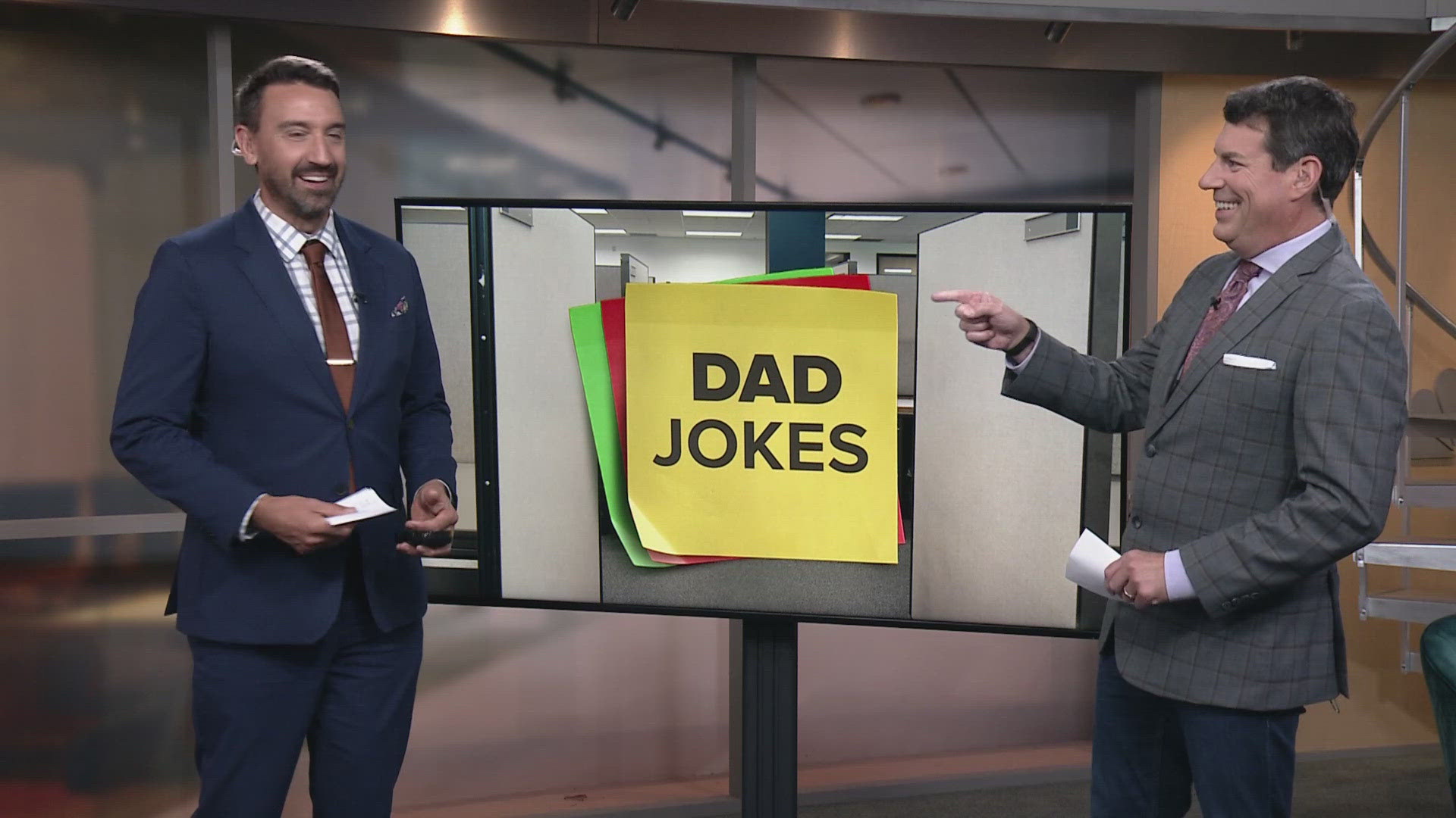 Dad jokes with 3News' Matt Wintz and Dave Chudowsky: 'Please do that in ...