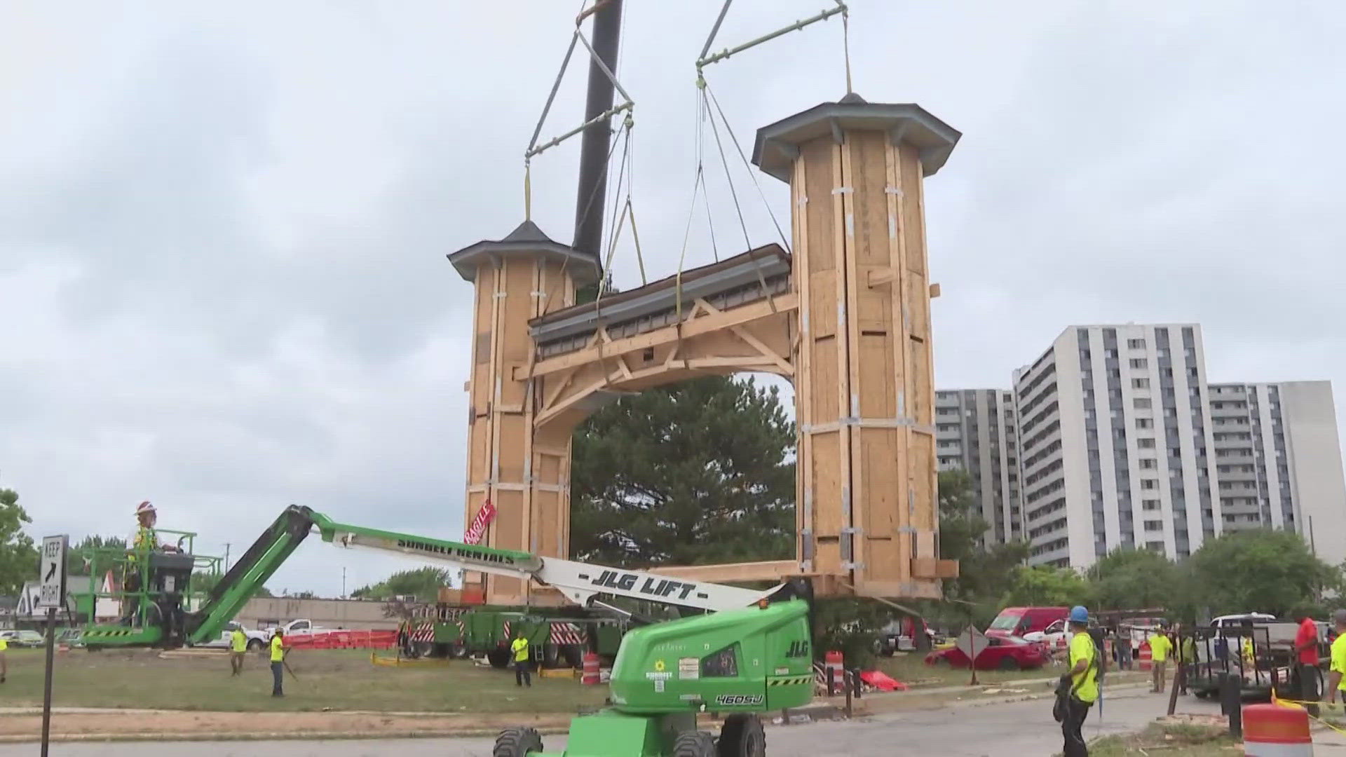 Historic Euclid Beach arch moved to new location | wkyc.com