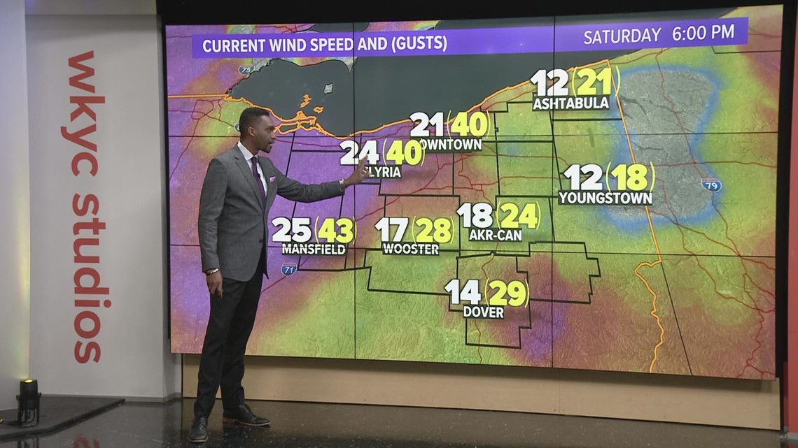 Cleveland weather: Warm temps bring heavy winds and power outages ...
