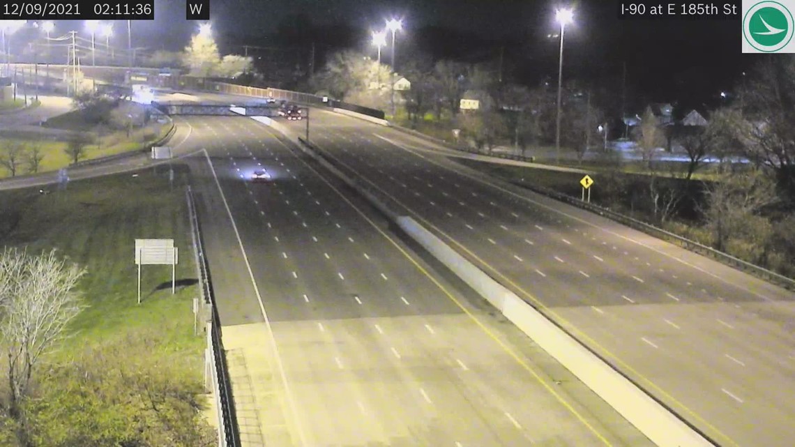Watch: ODOT camera captures head-on crash between semi and vehicle on I-90 East in Cleveland ...