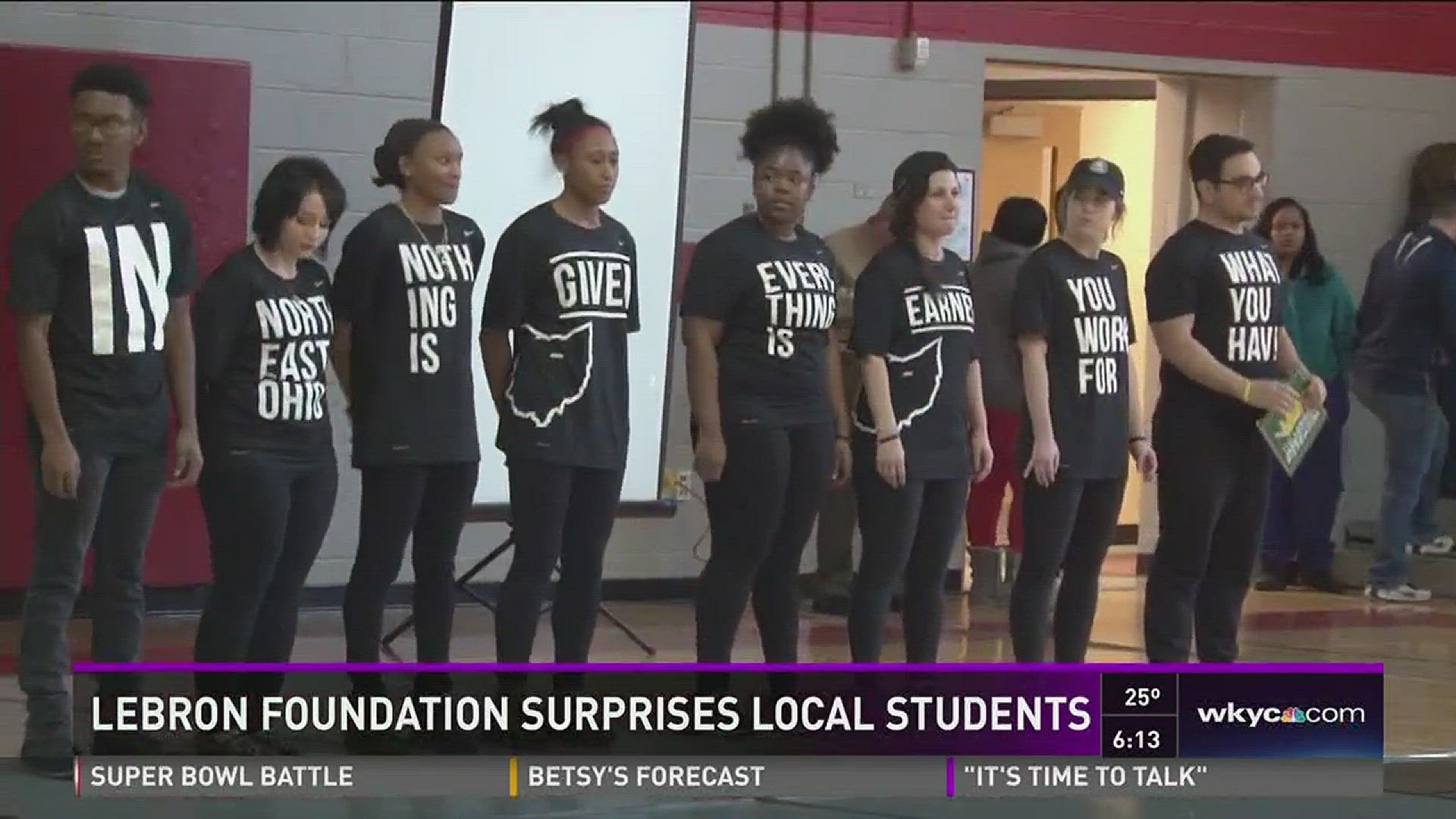 LJFF surprises JROTC team at East CLC with new uniforms | wkyc.com