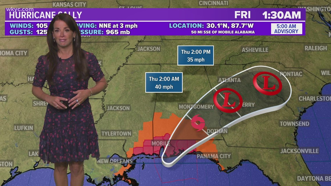 Tracking Hurricane Sally: The storm’s latest path | wkyc.com