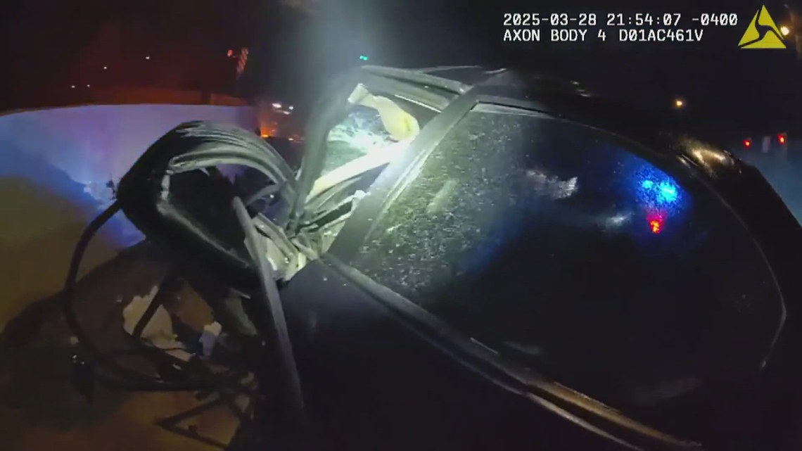 Bodycam footage shows chase ending in Cleveland crash | wkyc.com