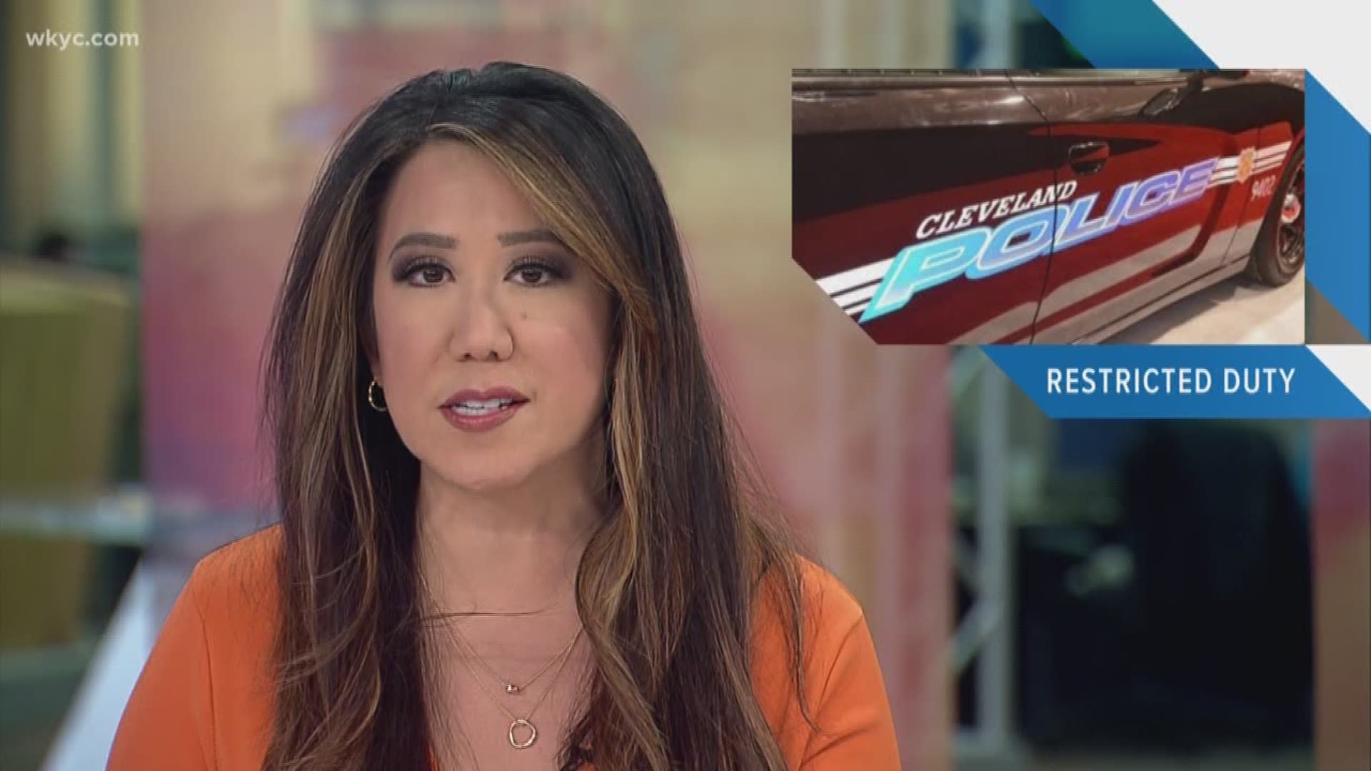 Cleveland police officer placed on restricted duty after felony record ...