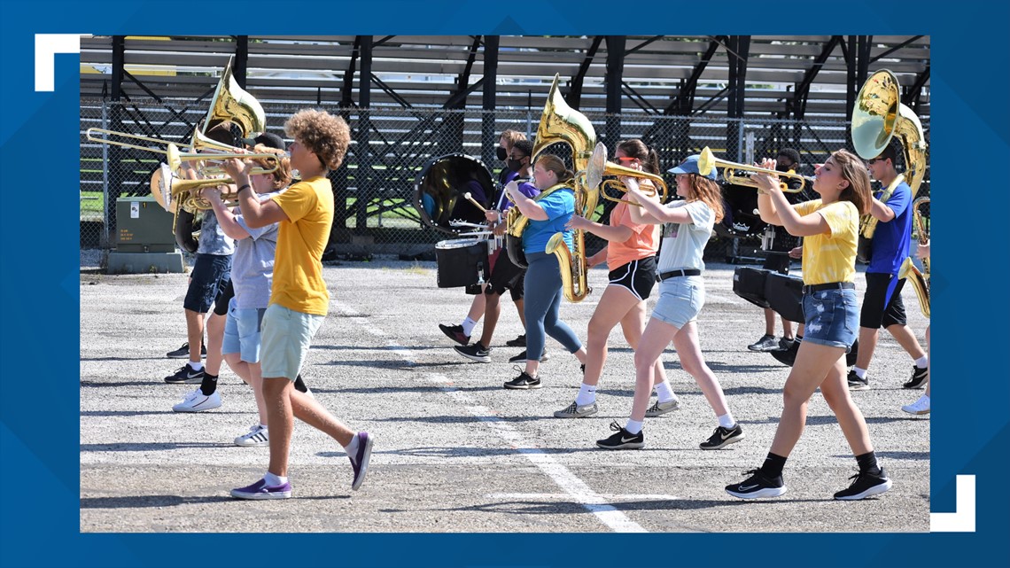 High school band marches its way through COVID-19 restrictions | wkyc.com