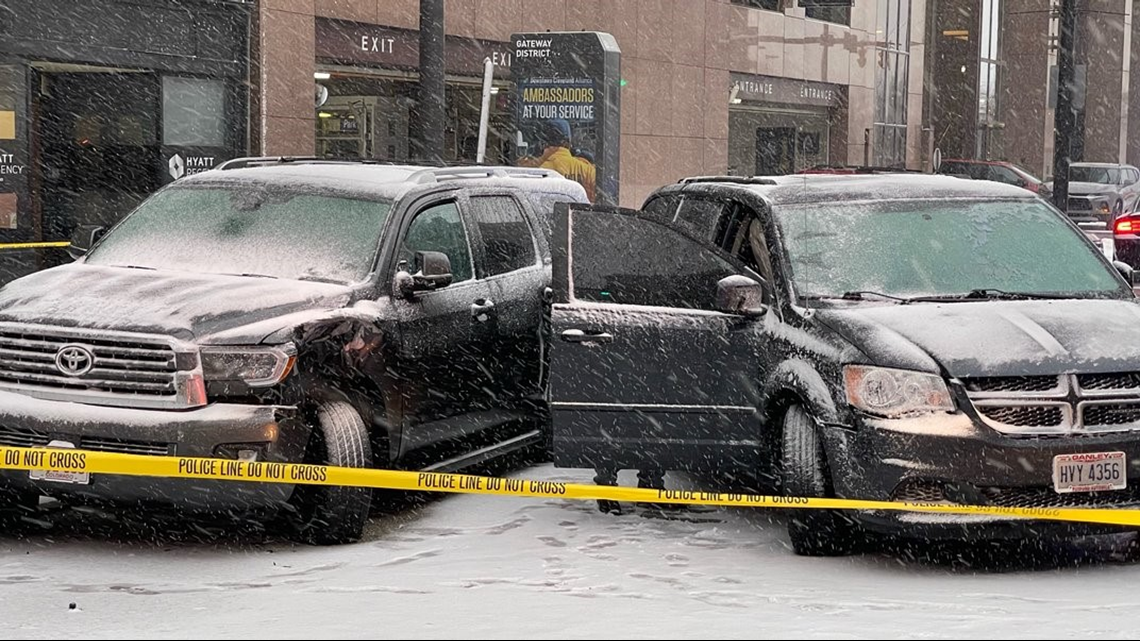 Officer injured in downtown Cleveland crash following pursuit | wkyc.com