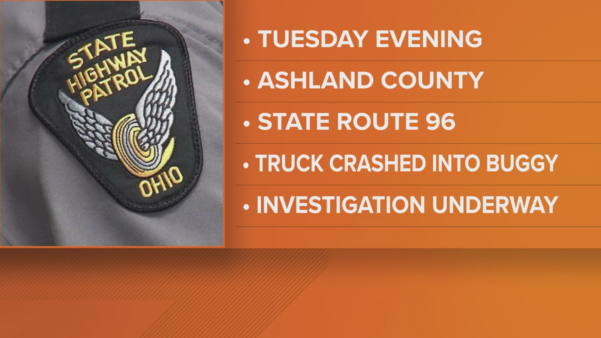 Child seriously injured after pickup truck crashes into horse-drawn ...