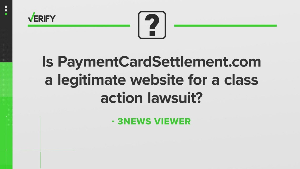 PaymentCardSettlement.com is legitimate class action website | wkyc.com