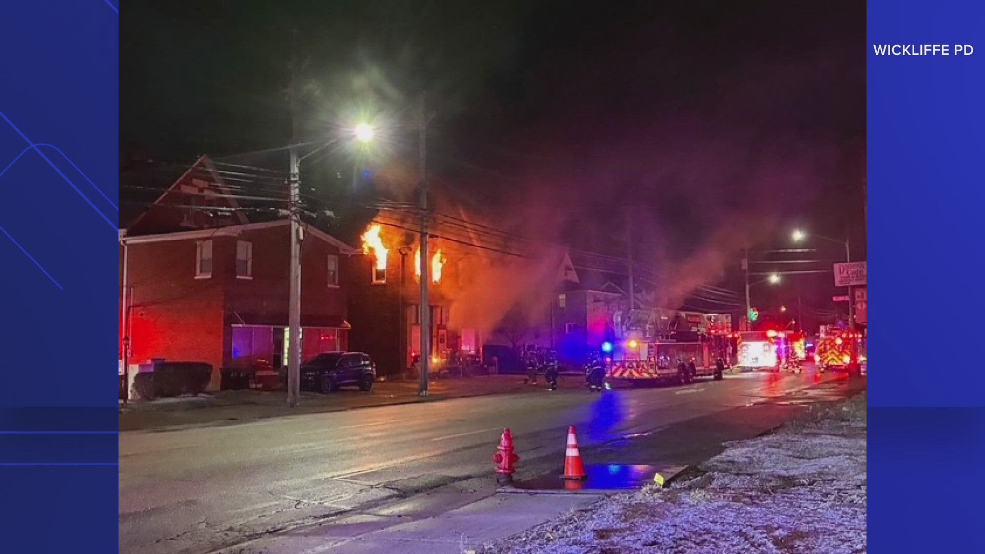 4 families displaced after late-night apartment fire in Wickliffe ...