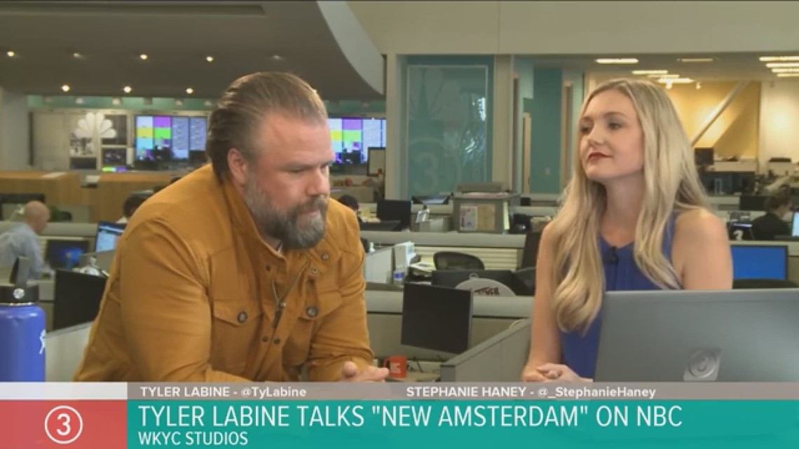 3News' Stephanie Haney talks with NBC 'New Amsterdam' star Ty Labine ...