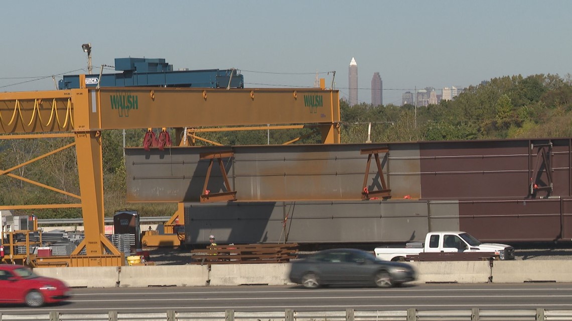 I-480 Valley View Bridge construction is under way | wkyc.com