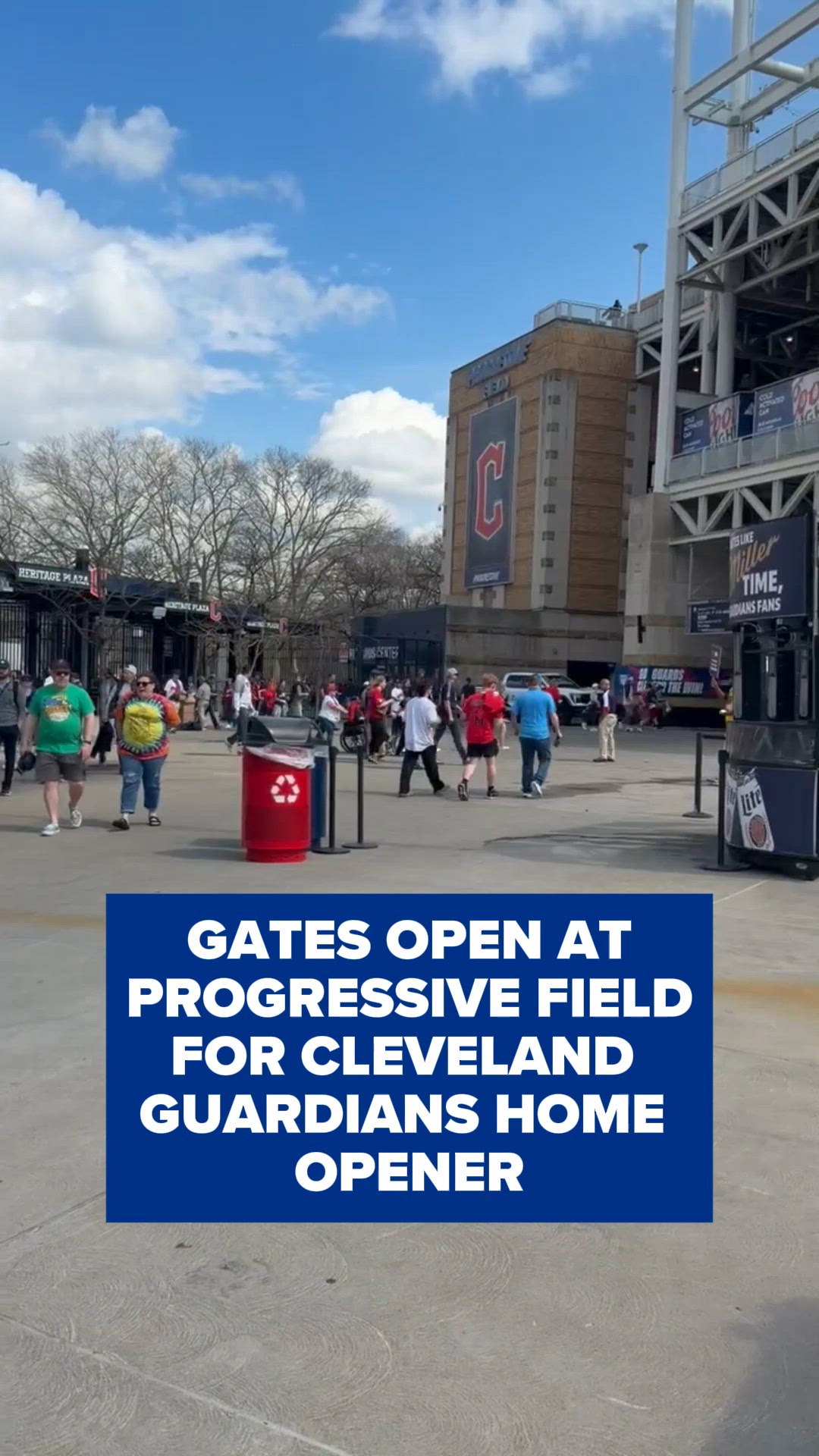 Cleveland Guardians home opener: Gates open at Progressive Field | wkyc.com