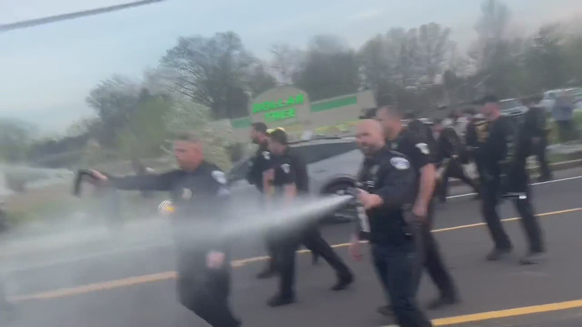 VIDEO | Law enforcement uses pepper spray to break up Jayland Walker ...