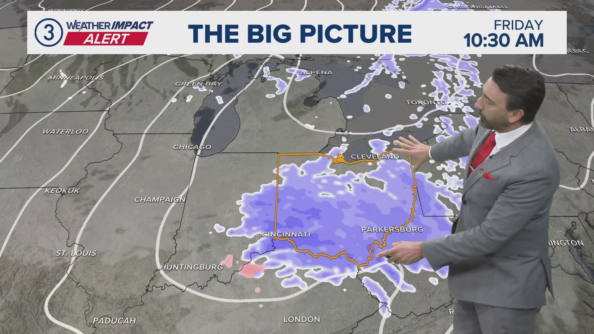 Weather Impact Alert: First look at the Friday morning conditions as we ...
