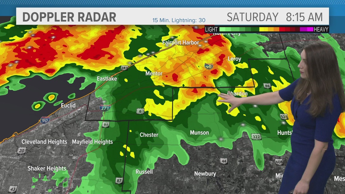 Cleveland area Weather Impact forecast: Heavy rain could lead to ...