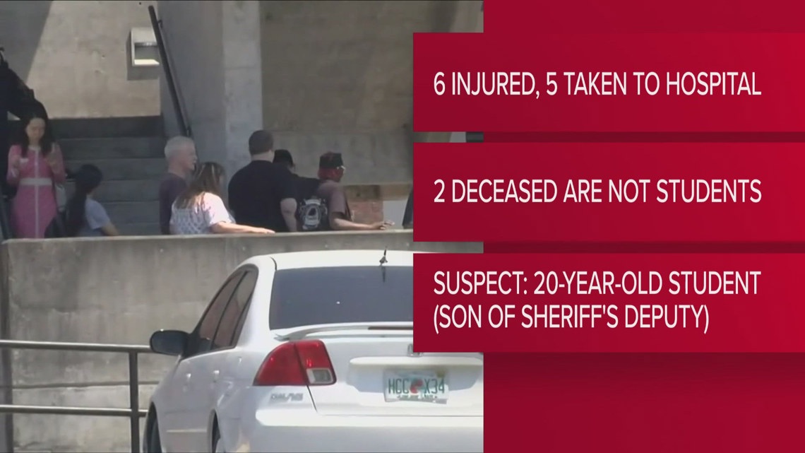 2 dead, 6 hospitalized after active shooter on FSU campus; 1 suspect in ...