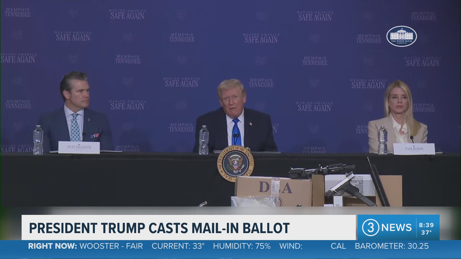 Trump casts Florida mail ballot as he pushes Congress to severely limit ...