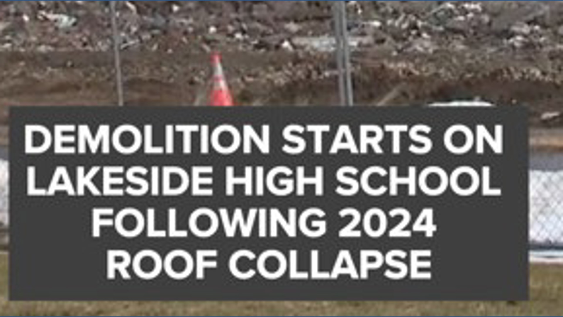 Crews start demolition of Lakeside High School in Ashtabula following ...