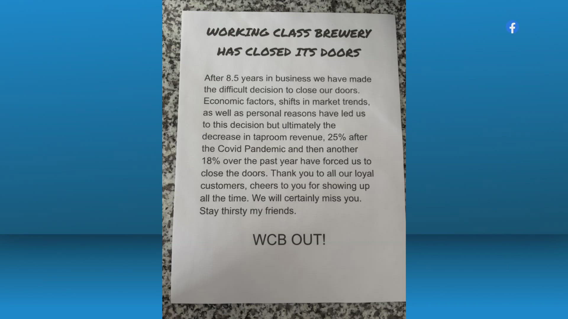 Working Class Brewery closes its doors in Cleveland: Read their ...