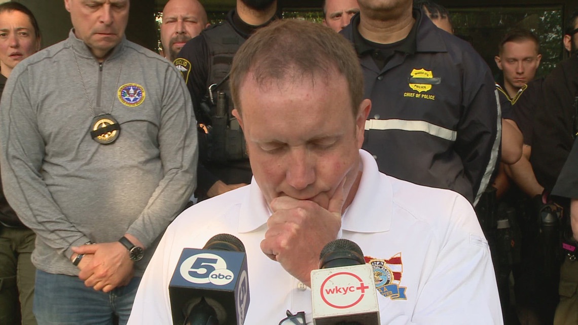 Euclid Police Chief Scott Meyer gives update after shooting death of ...