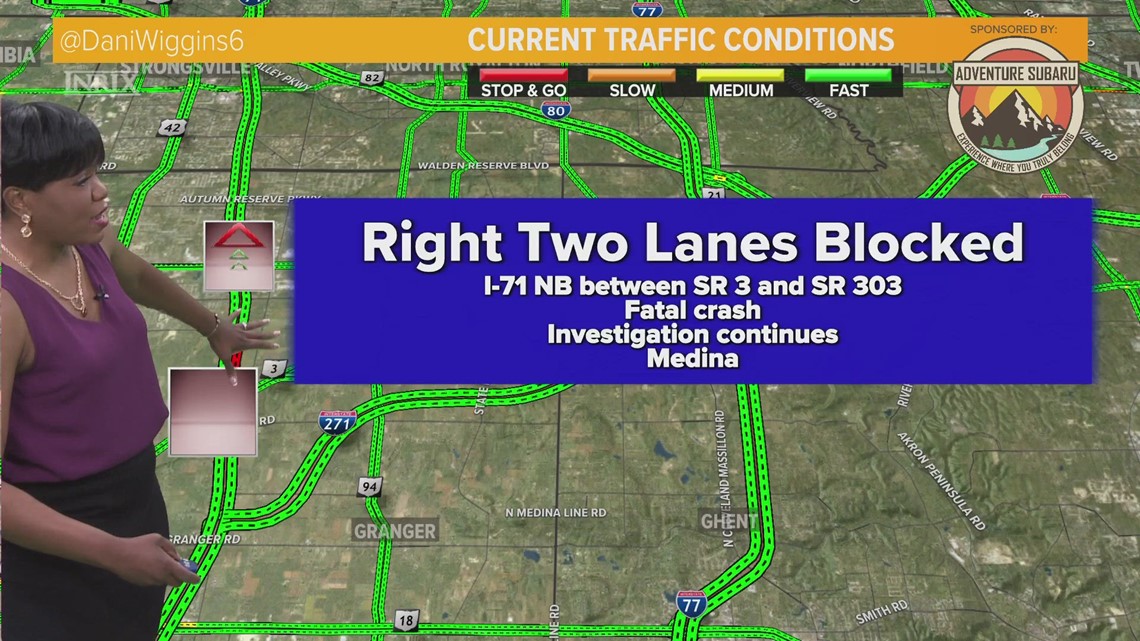 Deadly crash closes portion of I-71 North between I-271 and Route 303 ...