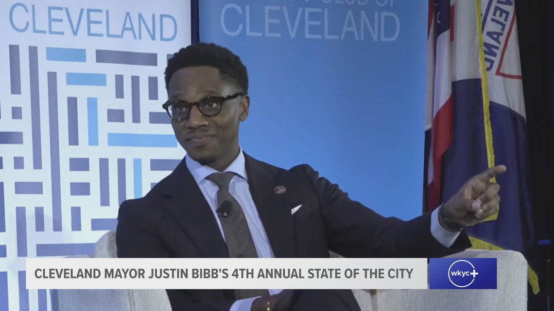 Cleveland Mayor Justin Bibb talks about the Browns moving to Brook Park ...