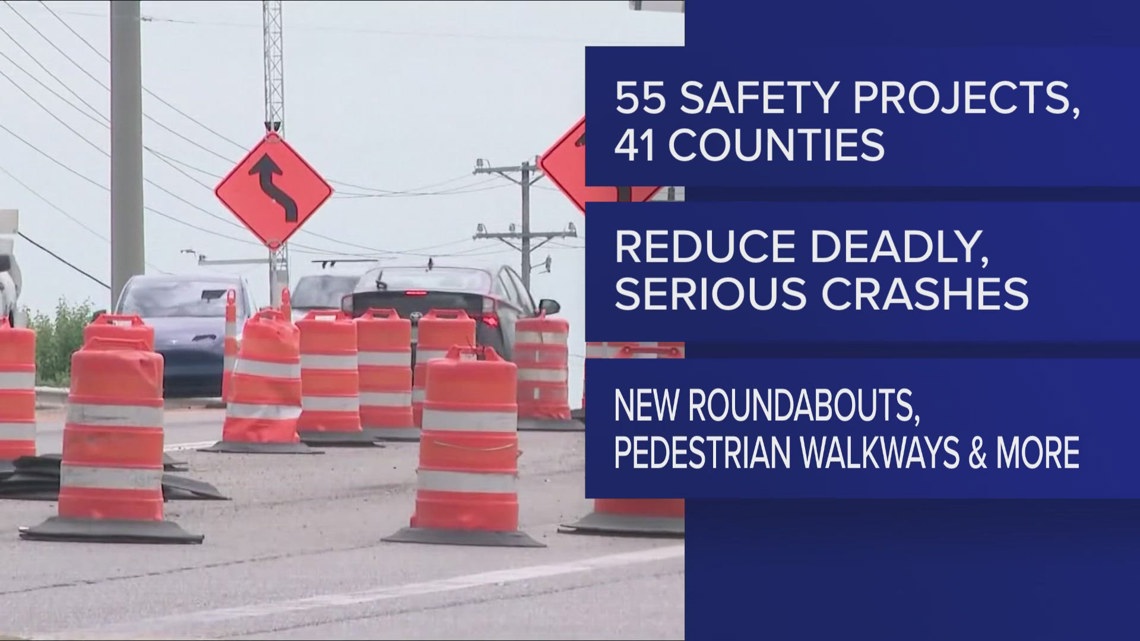 Gov. DeWine, ODOT announce $137.5M for 55 roadway safety projects in 41 ...