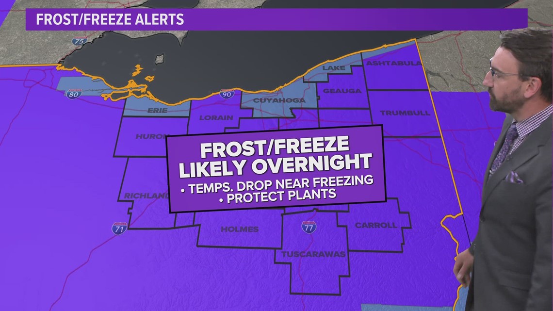 Cleveland weather forecast: Frost advisories and freeze warnings have ...