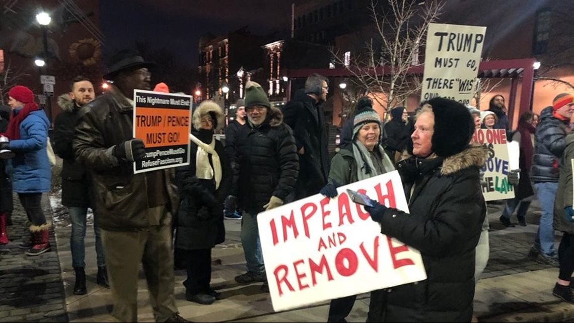 Pro-impeachment crowd gathers for rally in Cleveland | wkyc.com
