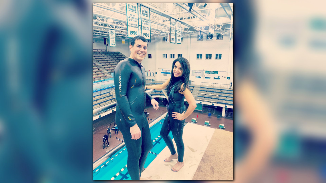 'Face Your Fears' week: Hollie Strano takes on the high dive with Dave ...