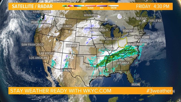 Weather across the nation on February 22, 2019 | wkyc.com