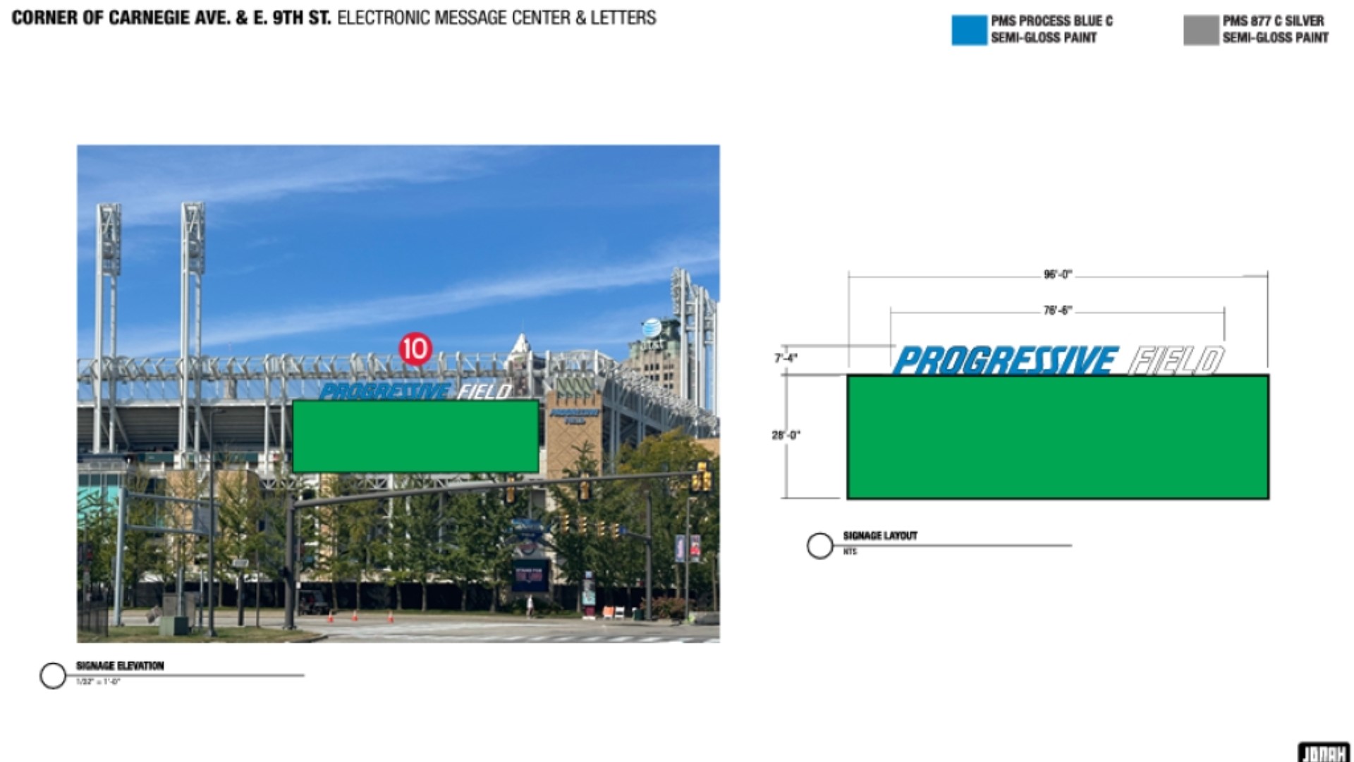 New exterior signage at Progressive Field approved | wkyc.com