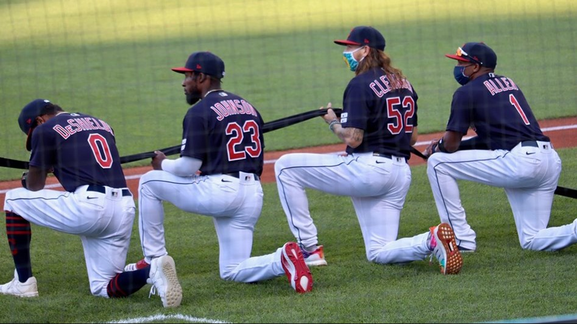 Cleveland Indians show support for Black Lives Matter during moment of ...