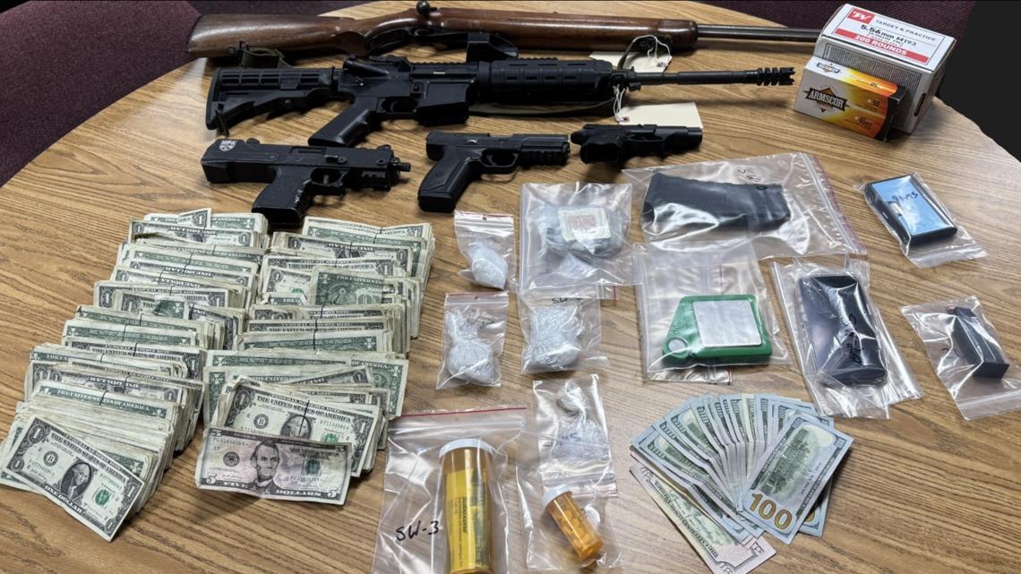Man charged with narcotics trafficking after Lorain police seize guns ...