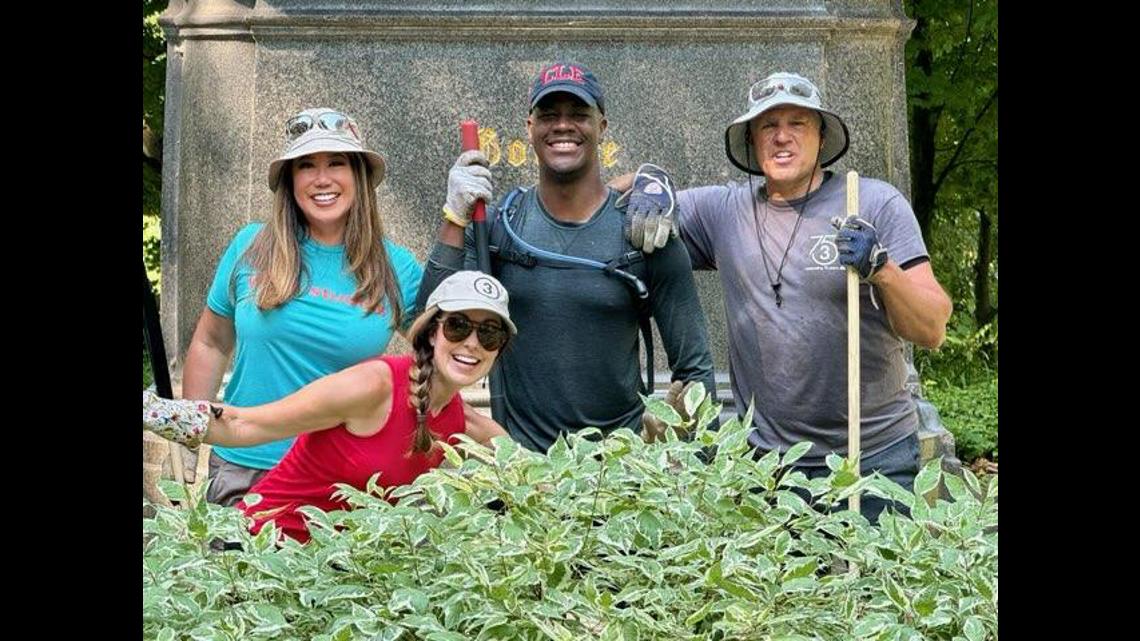 WKYC employees team up with Bremec Garden Centers for a community clean ...