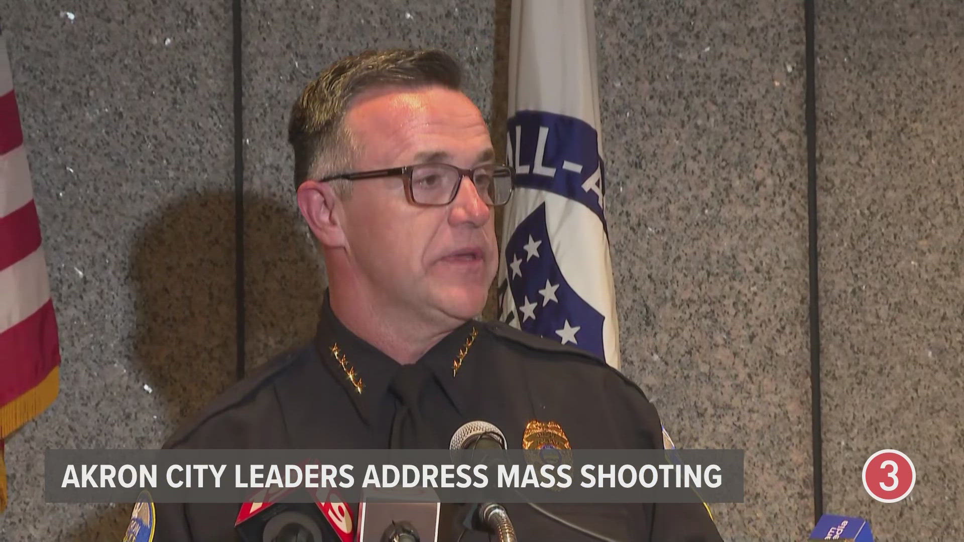 Akron Police Chief Brian Harding provides details on mass shooting ...