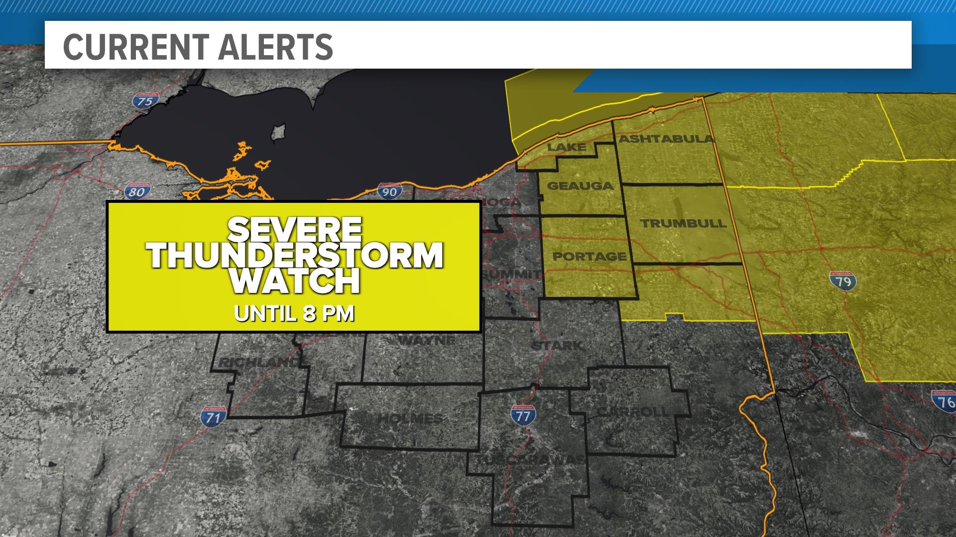 Severe Thunderstorm Watch for several Northeast Ohio counties | wkyc.com