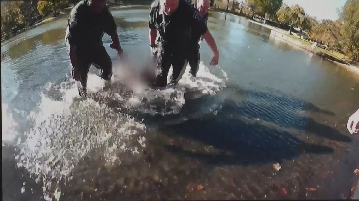 Cleveland police officers save man from drowning at Wade Park Lagoon ...