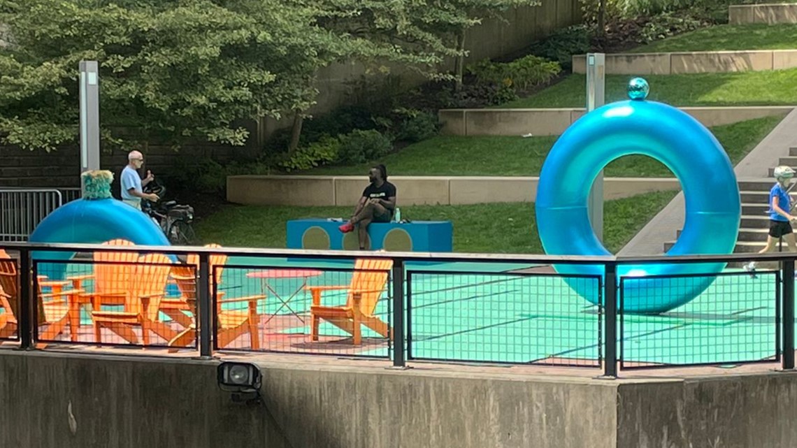 New outdoor dance floor at Lock 4 in downtown Akron | wkyc.com