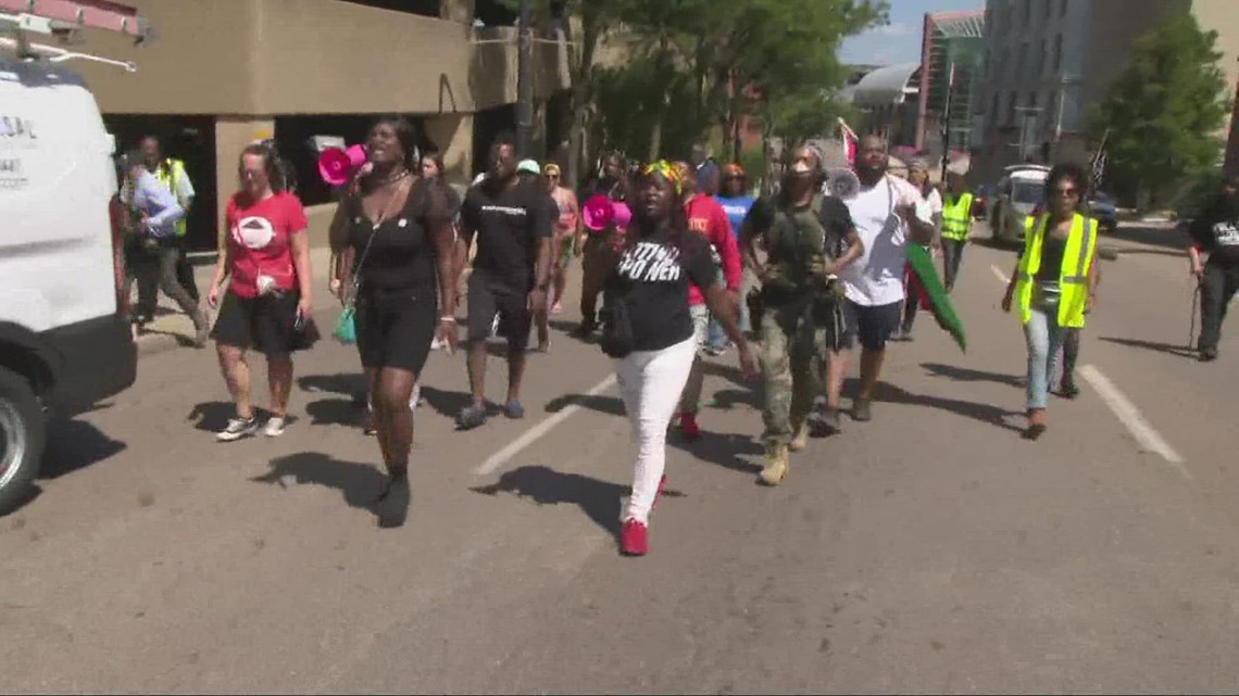 Justice for Jayland Walker Day in Akron: Group delivers petitions ...