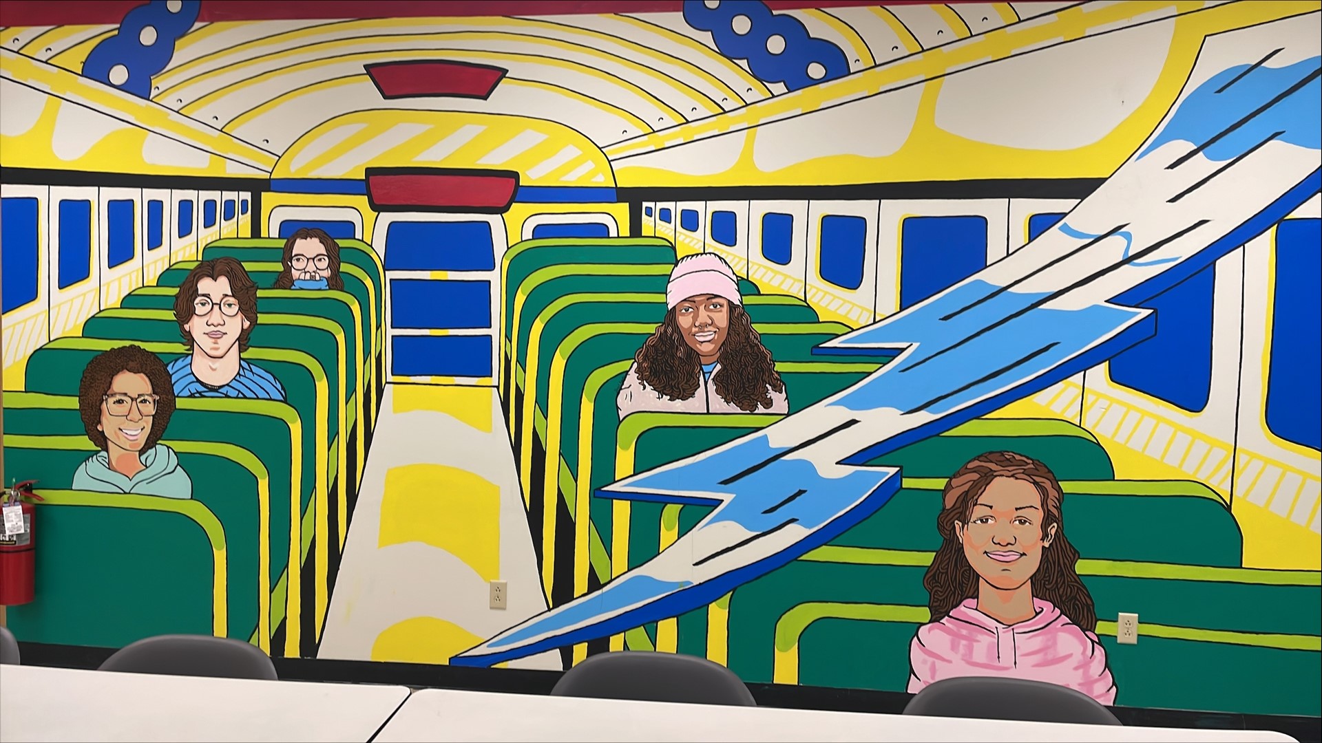 Education Station: Sandusky students paint murals for bus drivers ...