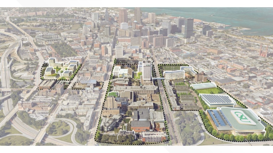 Cleveland State releases $650M master plan, featuring new arena | wkyc.com