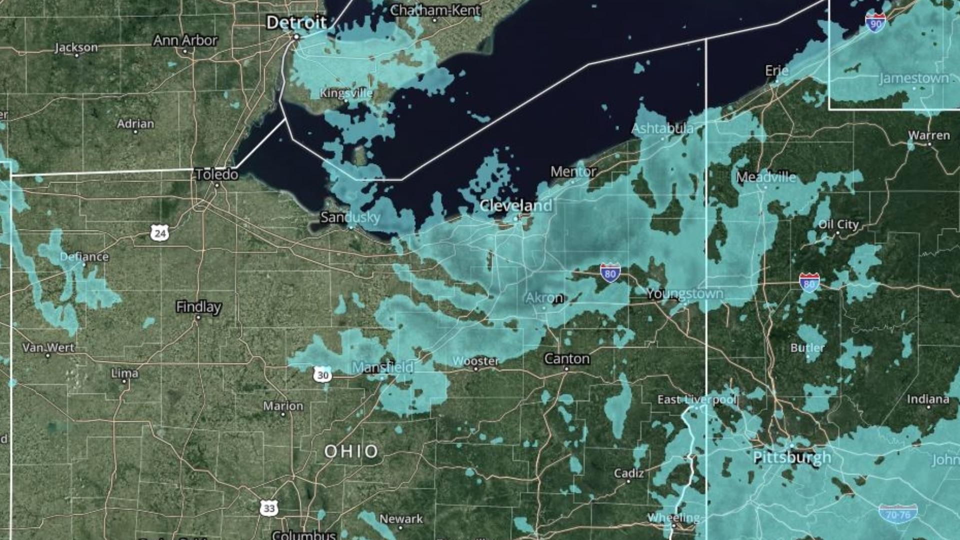 Lake effect snow in Cleveland: Traffic updates and more for Northeast ...