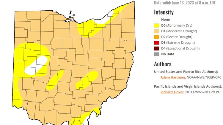 Moderate drought remains for most of Ohio: See the latest data | wkyc.com