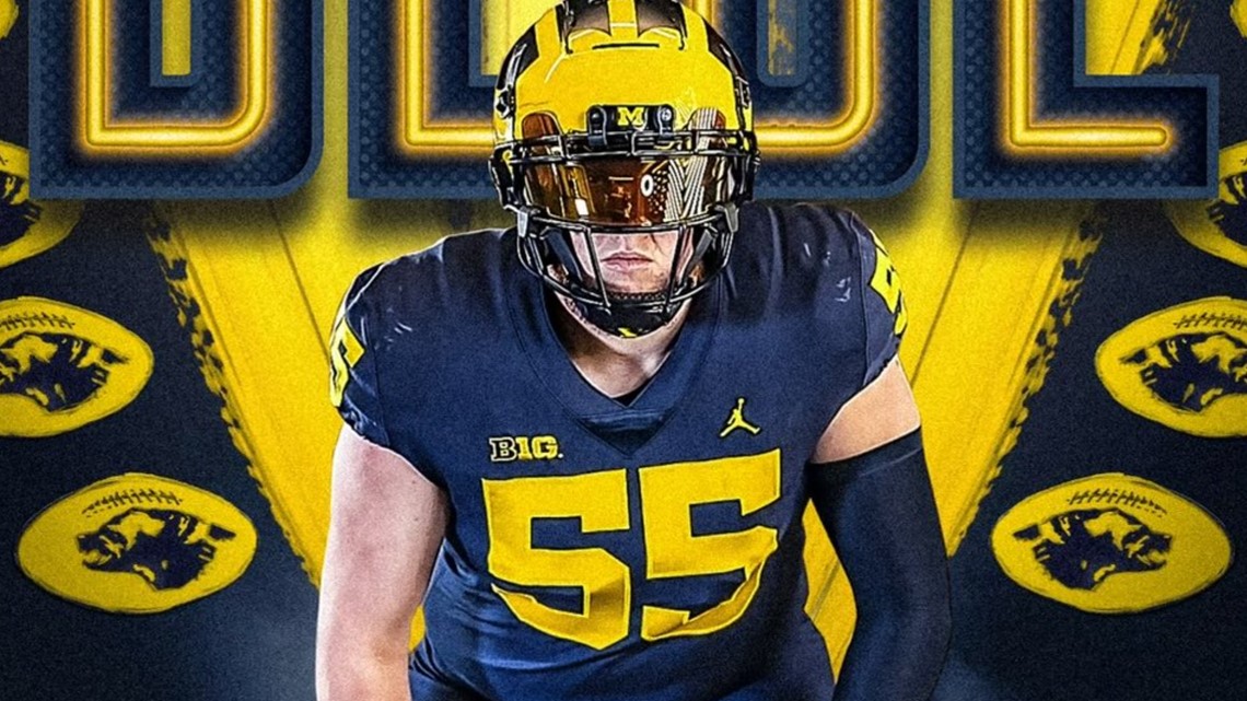 Avon offensive lineman Luke Hamilton commits to Michigan | wkyc.com